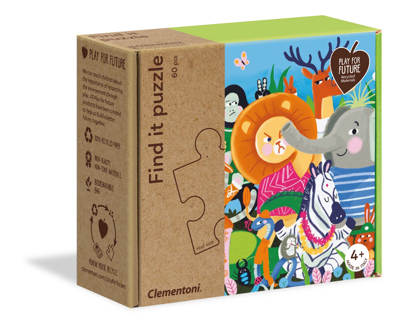 Find It Puzzle – Todos juntos – 60 peças – On Play